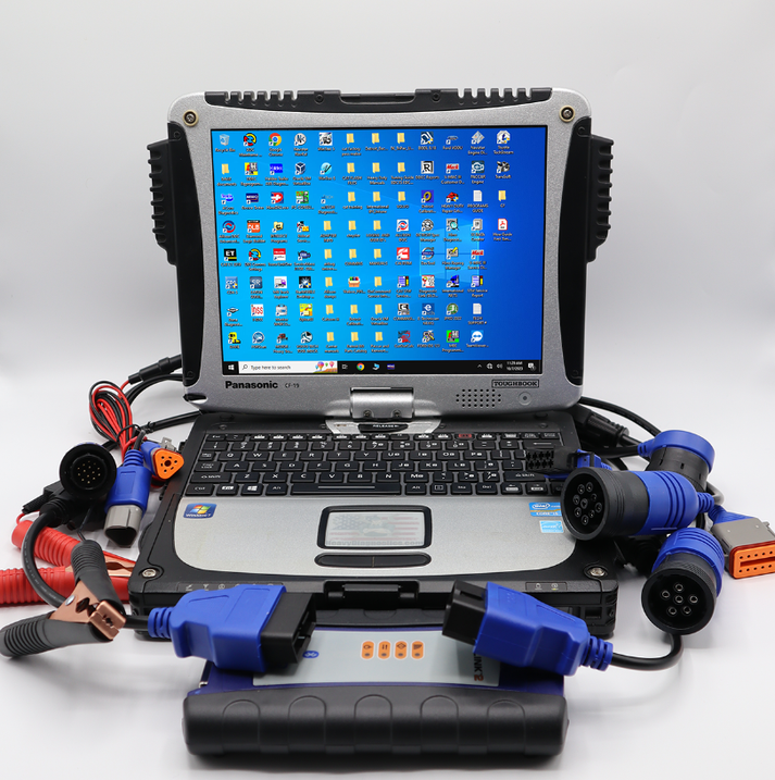 Diesel Diagnostic Toughbook Laptop Scanner Tool Complete kit CF19 ...
